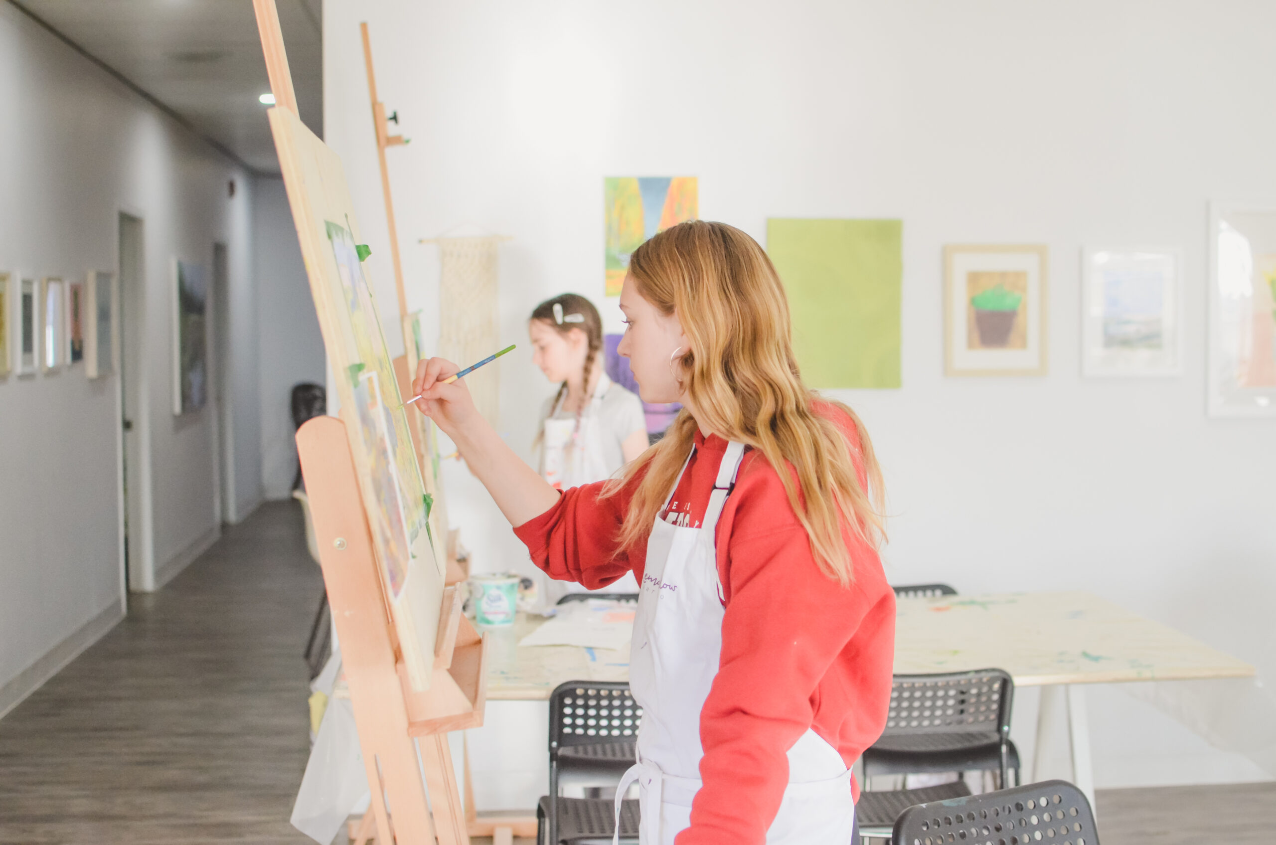 Painting - Lemon Yellow Art Studio